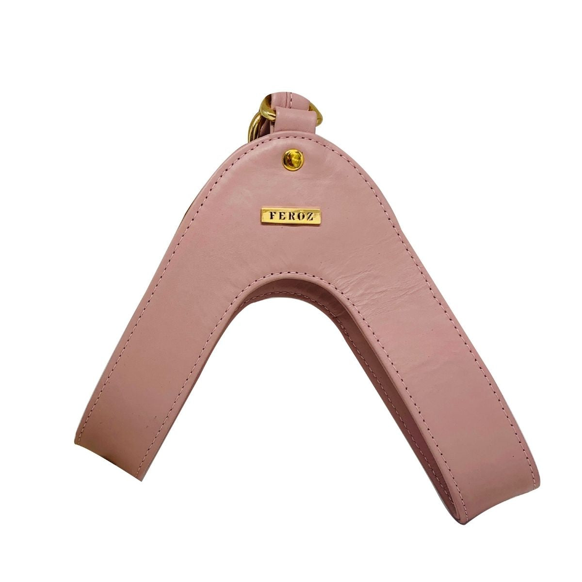 Arnés Para Perro Cuero Rosa Palido – Feroz Pet Fashion